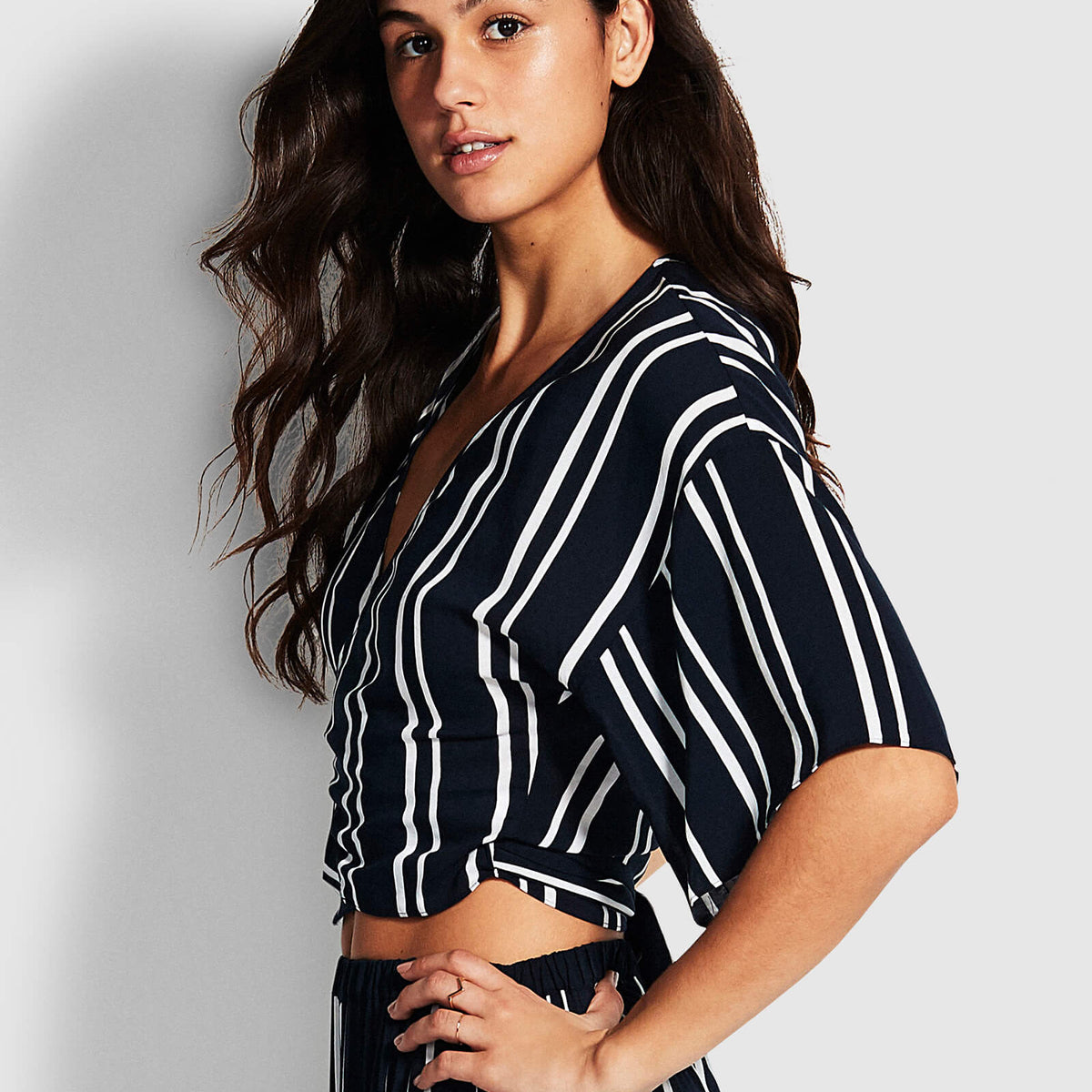 Summer Sea Stripe Top - Navy Stripe – Seafolly Australia