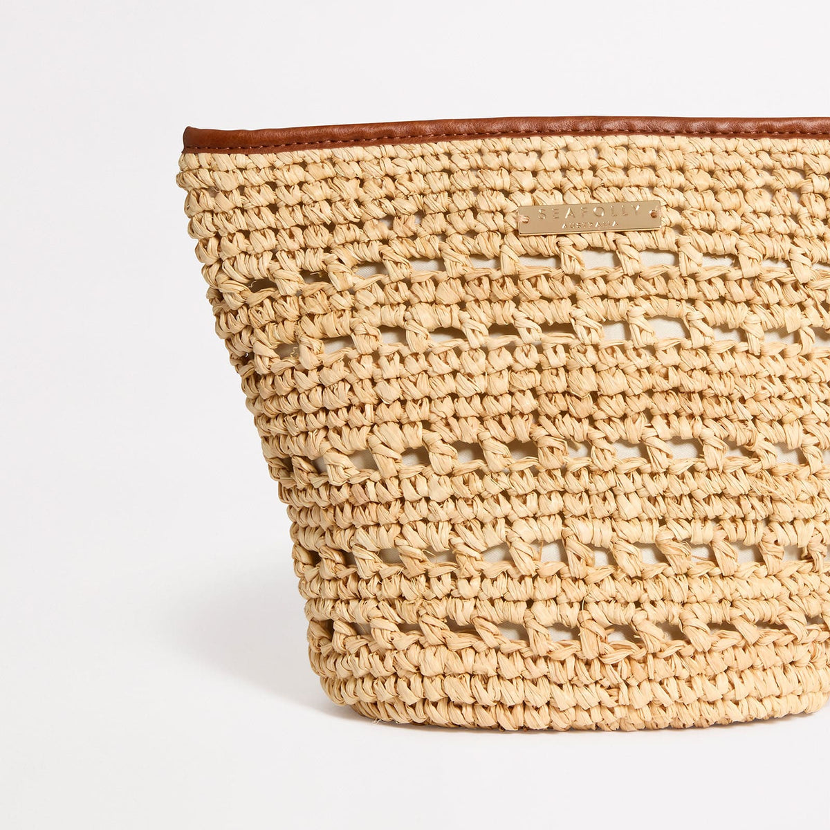 Savona Pouch Bag - Natural – Seafolly Australia
