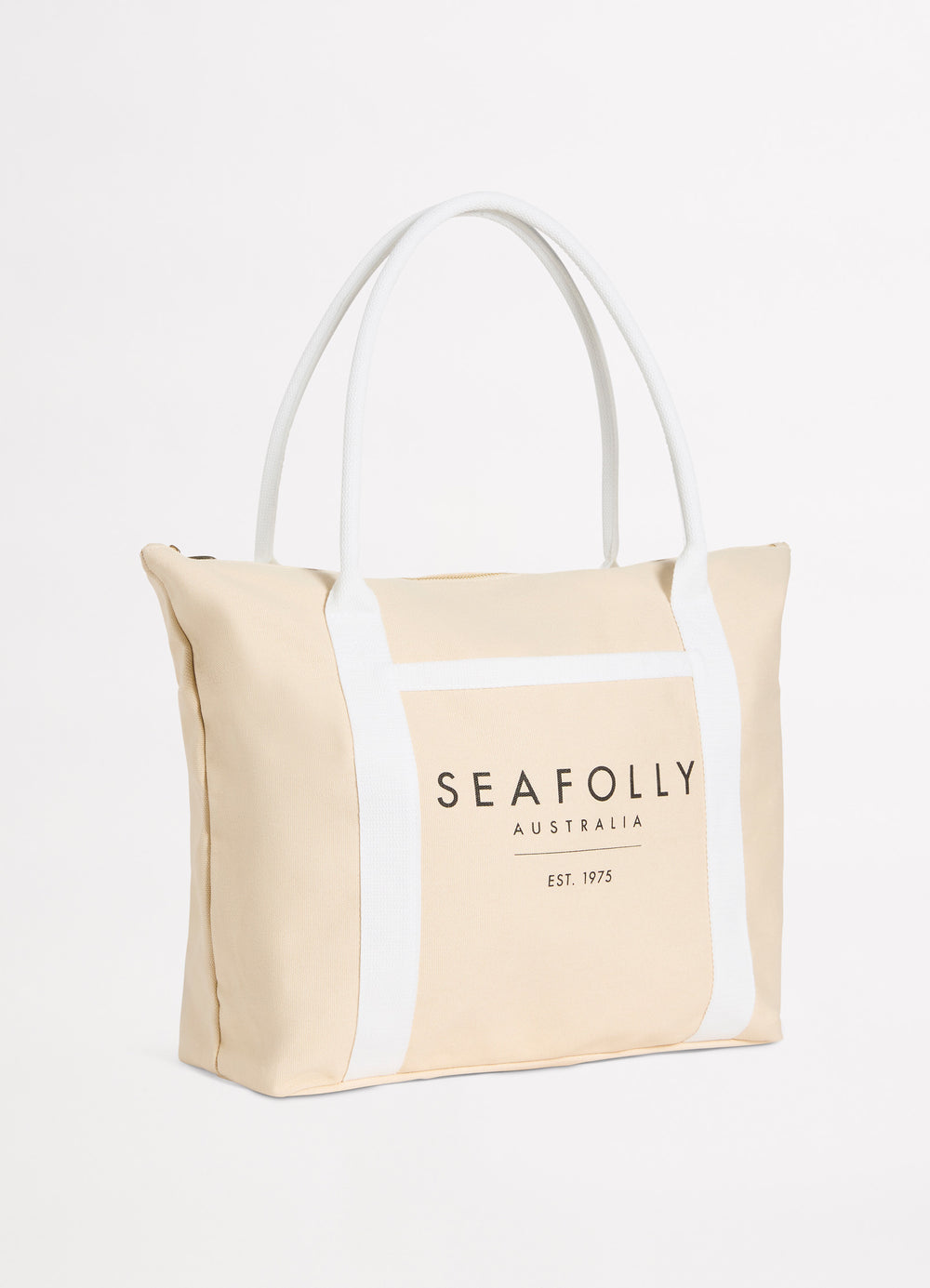 Canvas Tote Bag - Sand – Seafolly Australia