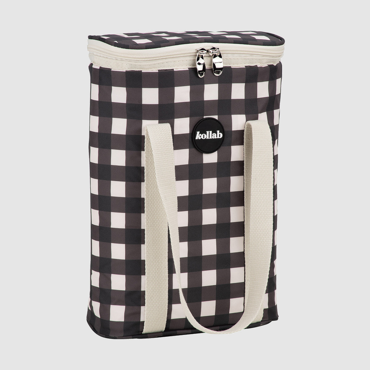 Kollab Black Check Cooler Tote Bag – Seafolly Australia
