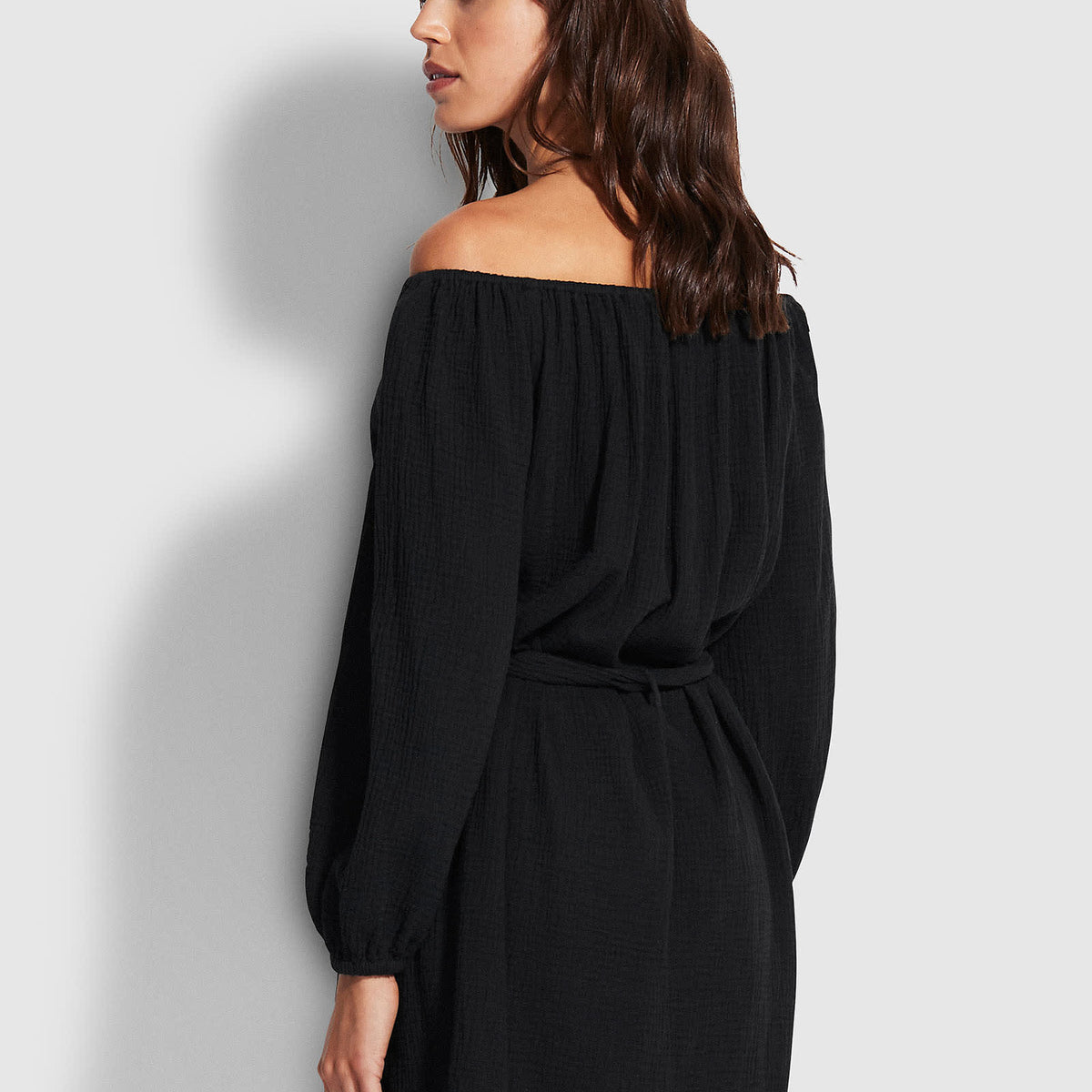 Double Cloth Summer Cover Up - Black – Seafolly Australia
