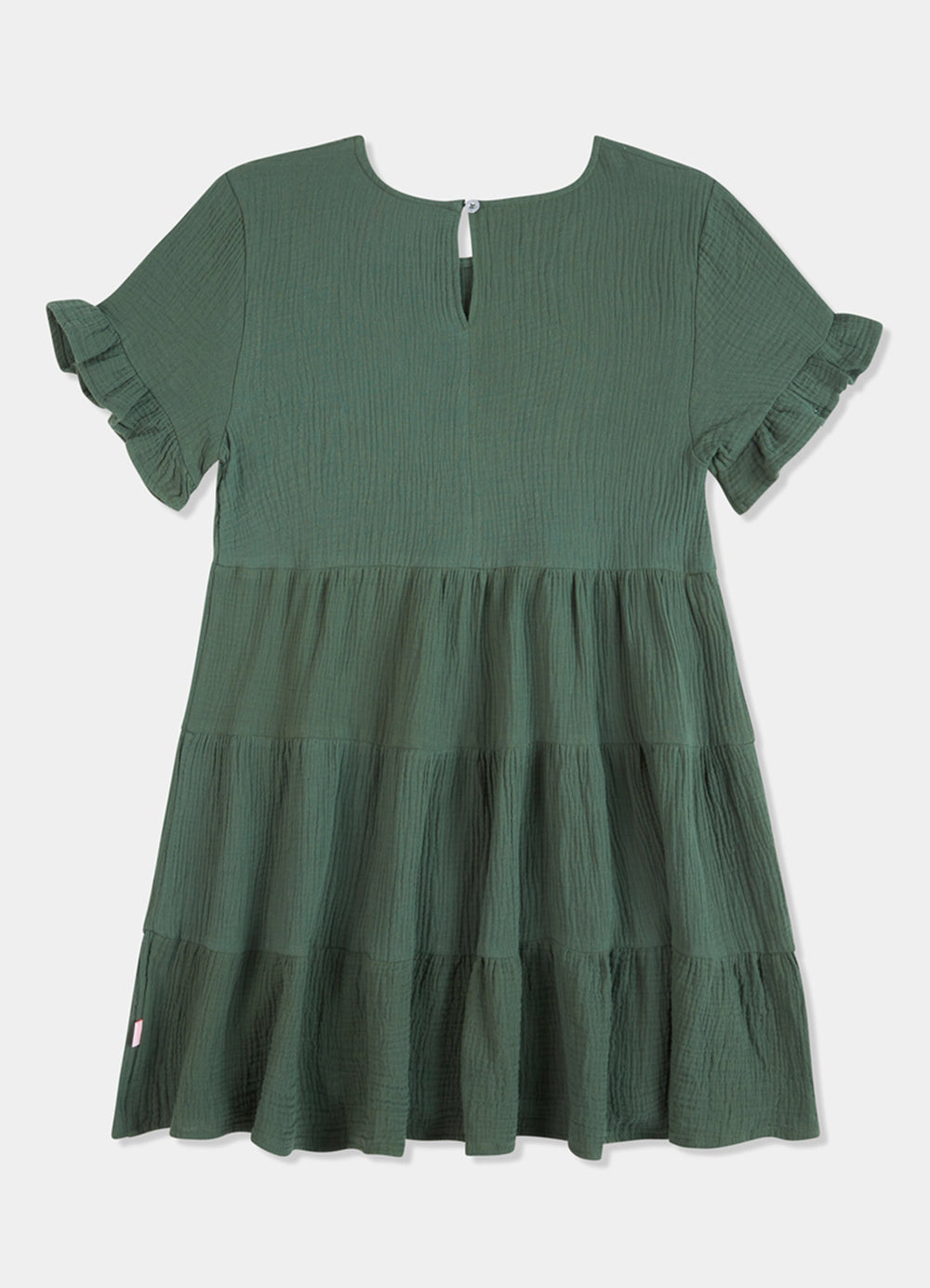 Girls Tiered Beach Cover Up - Moss – Seafolly Australia